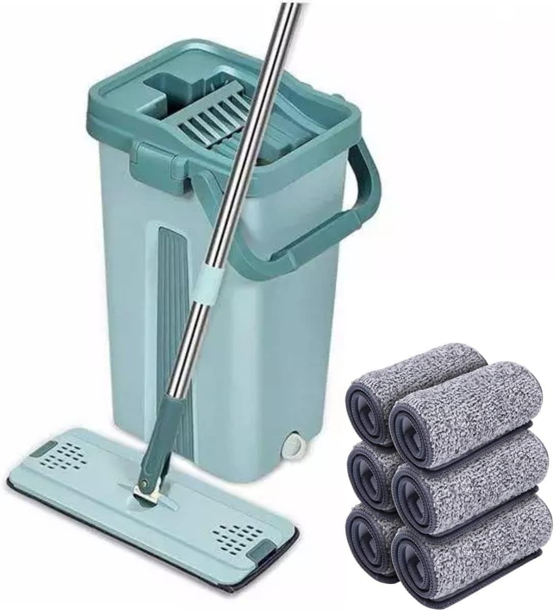 SWISSPACK Superior Sturdy And Strong Floor Mop and Bucket Set − Easy ...
