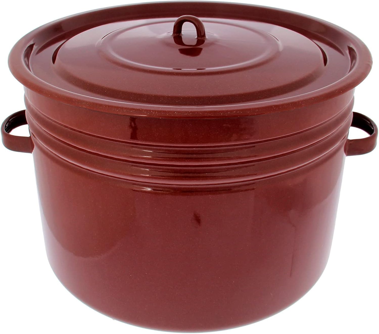 Amazon.com: Enameled Stainless Steel Pot for Cooking 34 Qt / 32 L ...