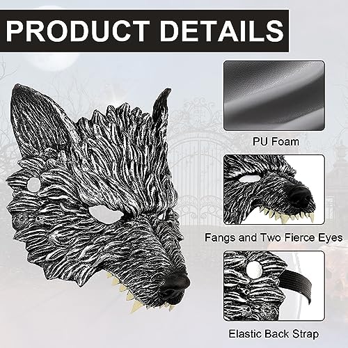 Snapklik.com : Wolf Mask Halloween Werewolf Mask 3D Scary Werewolf Mask ...