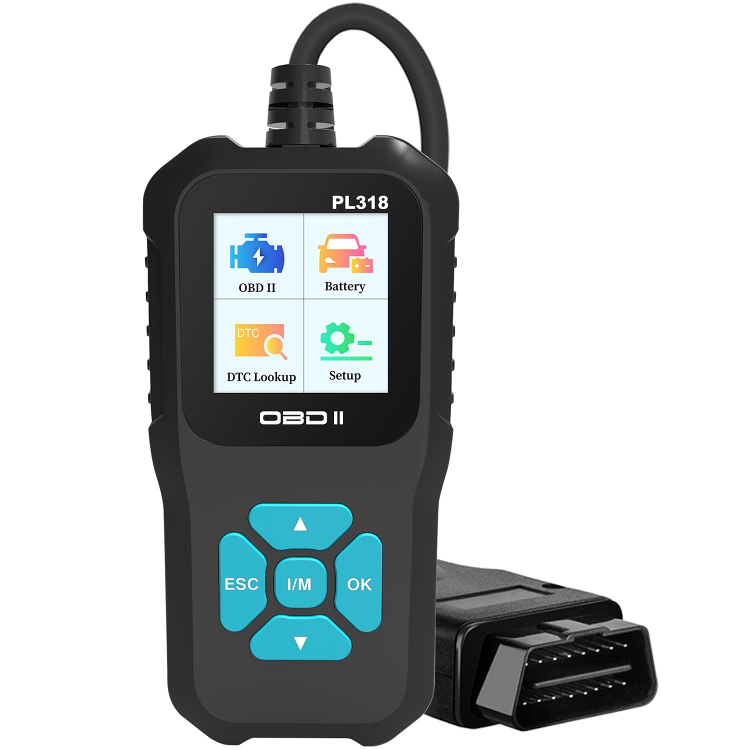 FOXNOV OBD2 Scanner Car Diagnostic Tool Code Reader Turn Off Check Engine Light, Code Readers ...