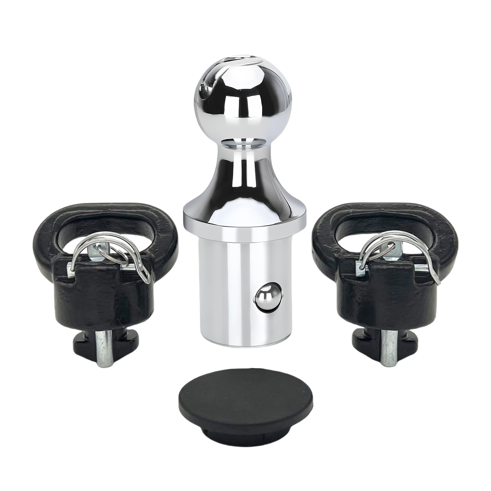 Snapklik.com : BouPower 60638 Puck System Hitch Ball Kit Compatible