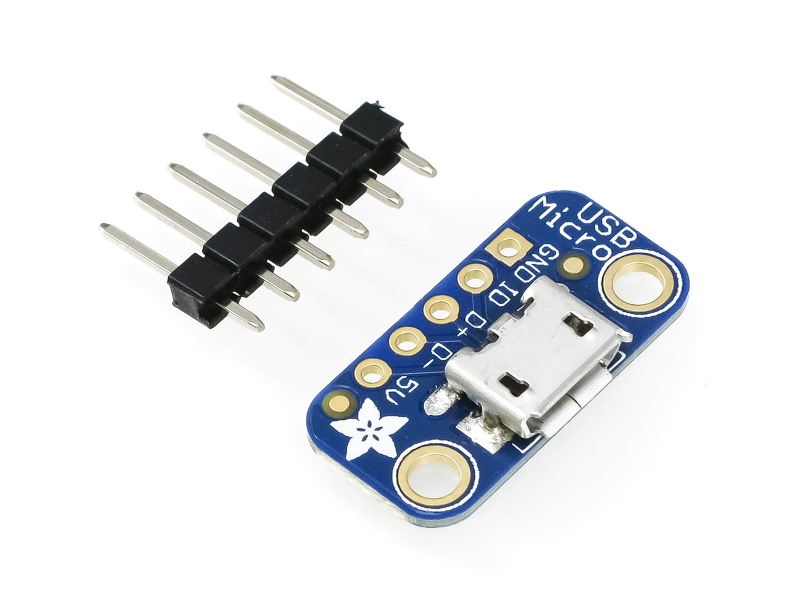 Amazon.com: Adafruit USB Micro-B Breakout Board [ADA1833] : Electronics