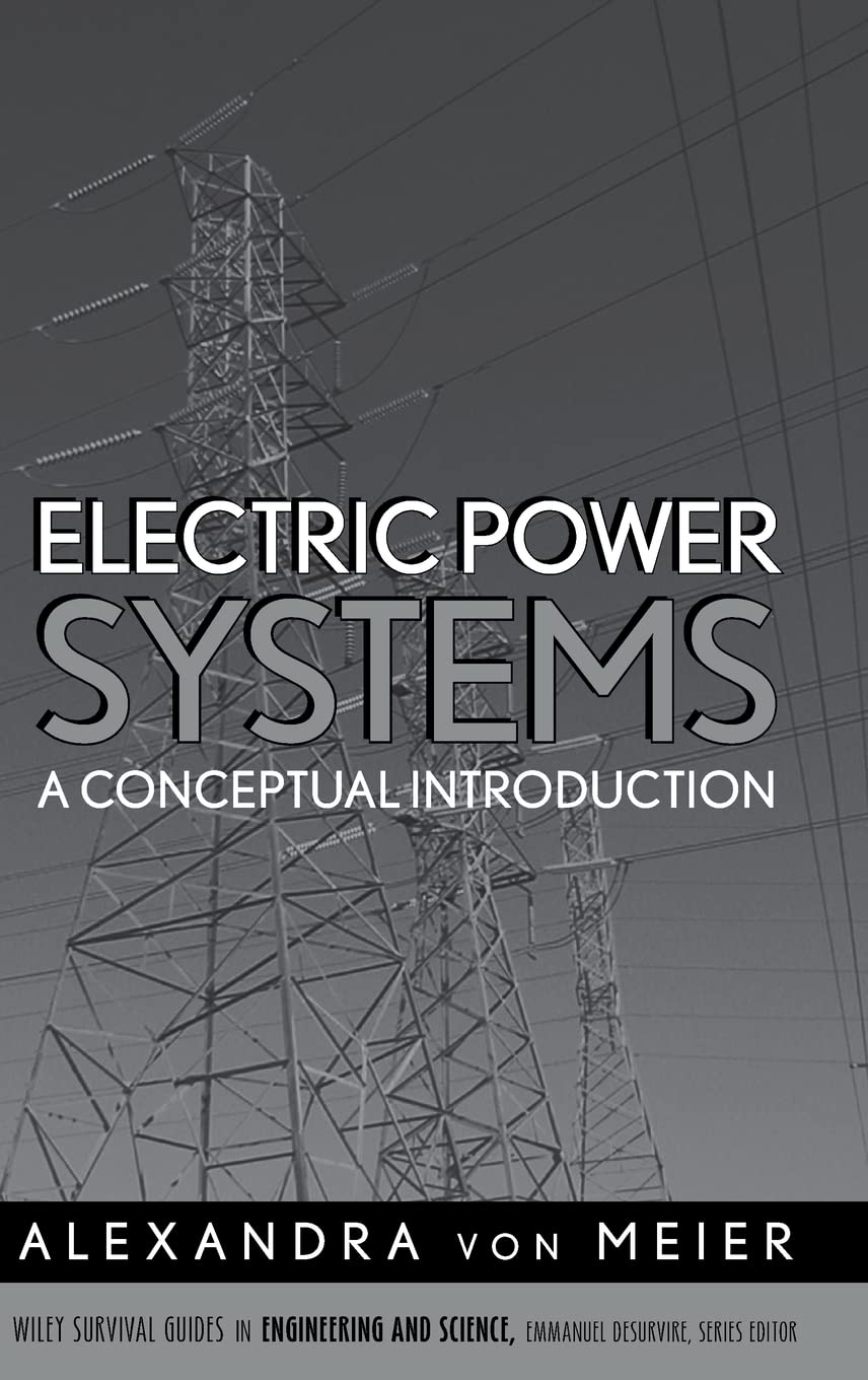 Snapklik.com : Electric Power Systems: A Conceptual Introduction
