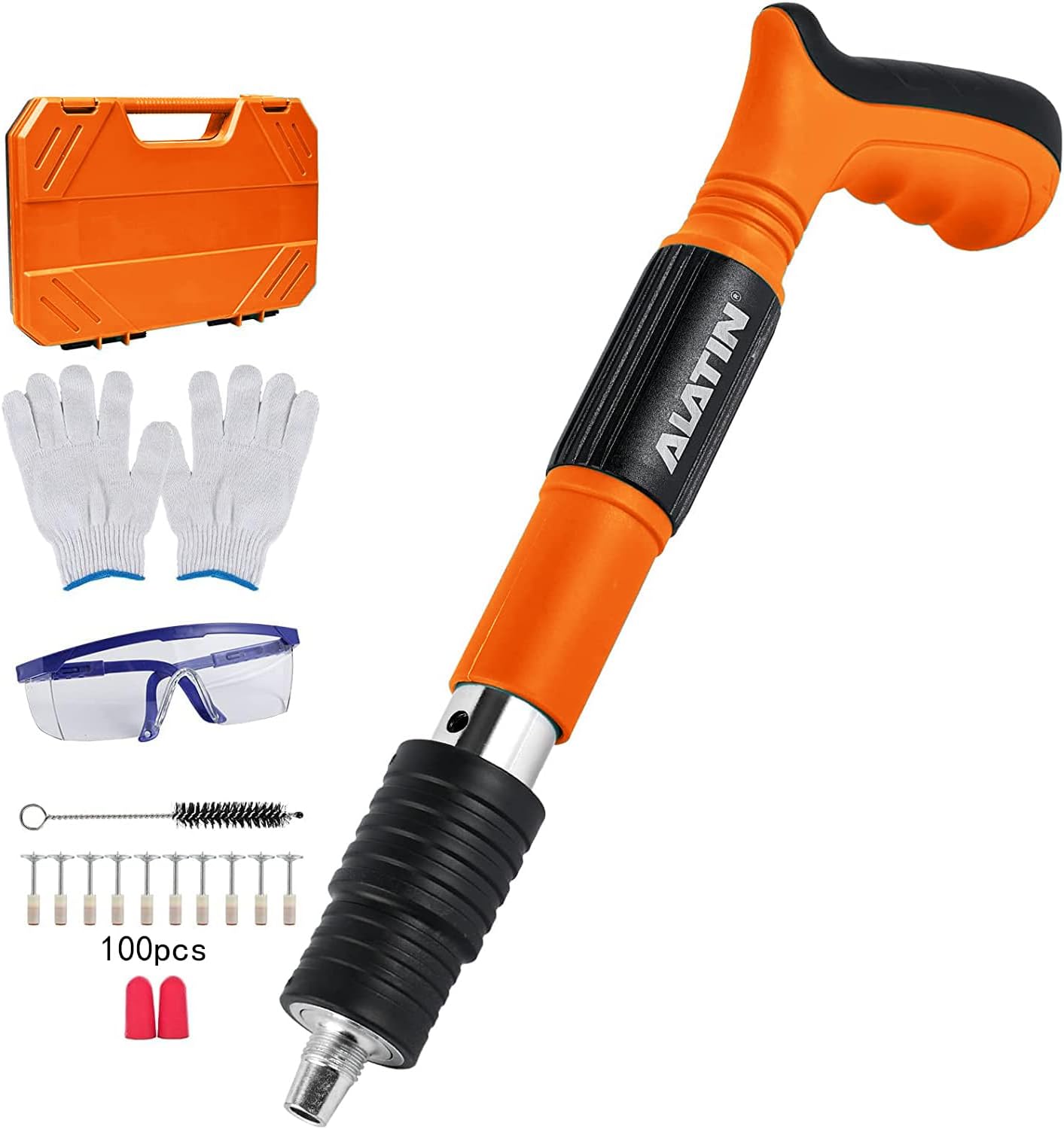 Amazon.com: Nail Wall Fastening Tool with 110pcs Nails, 5 Speed ...