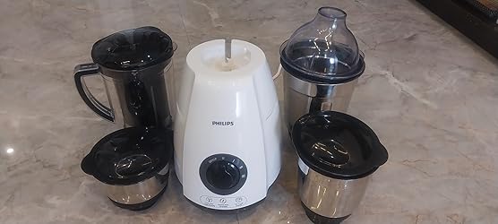 Buy Philips HL7703/00 1000 Watt Mixer Grinder Copper Motor, 4 Jar with ...