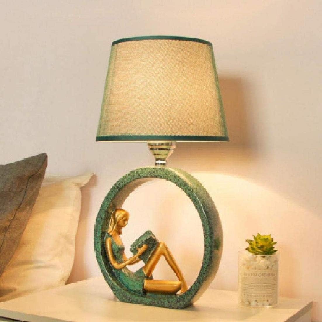 SUPERIORVZND Novelty Girl Reading Lamp Creative and Romantic Bedroom ...