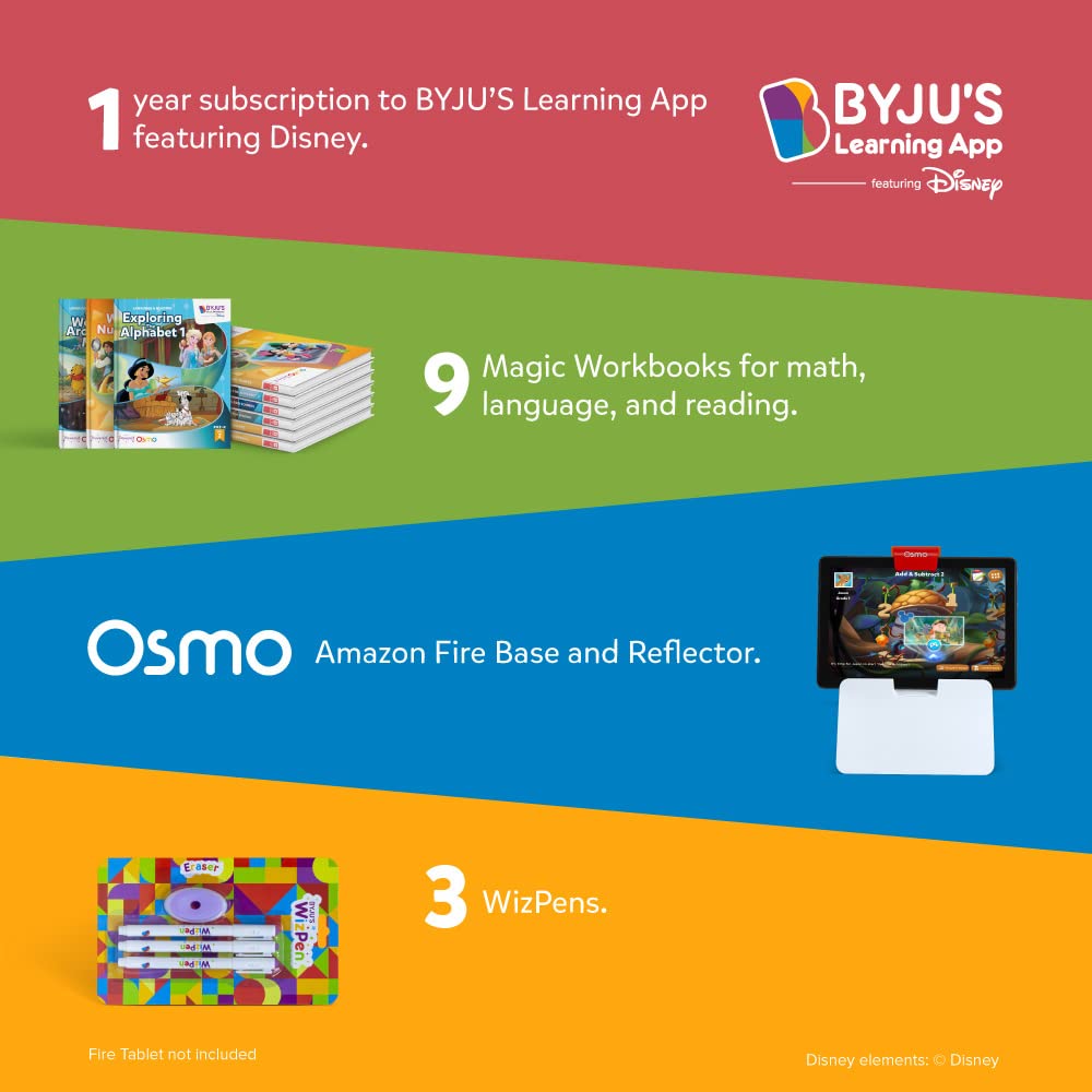 Buy BYJU'S - Learn Alongside Disney & Pixar Characters, Magic Workbooks ...