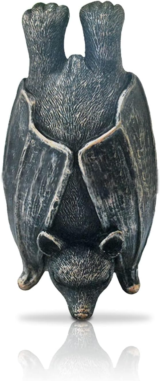 Amazon.com: DOUKI Halloween Bat Statue Funny Bat Pendant, Resin Hanging ...