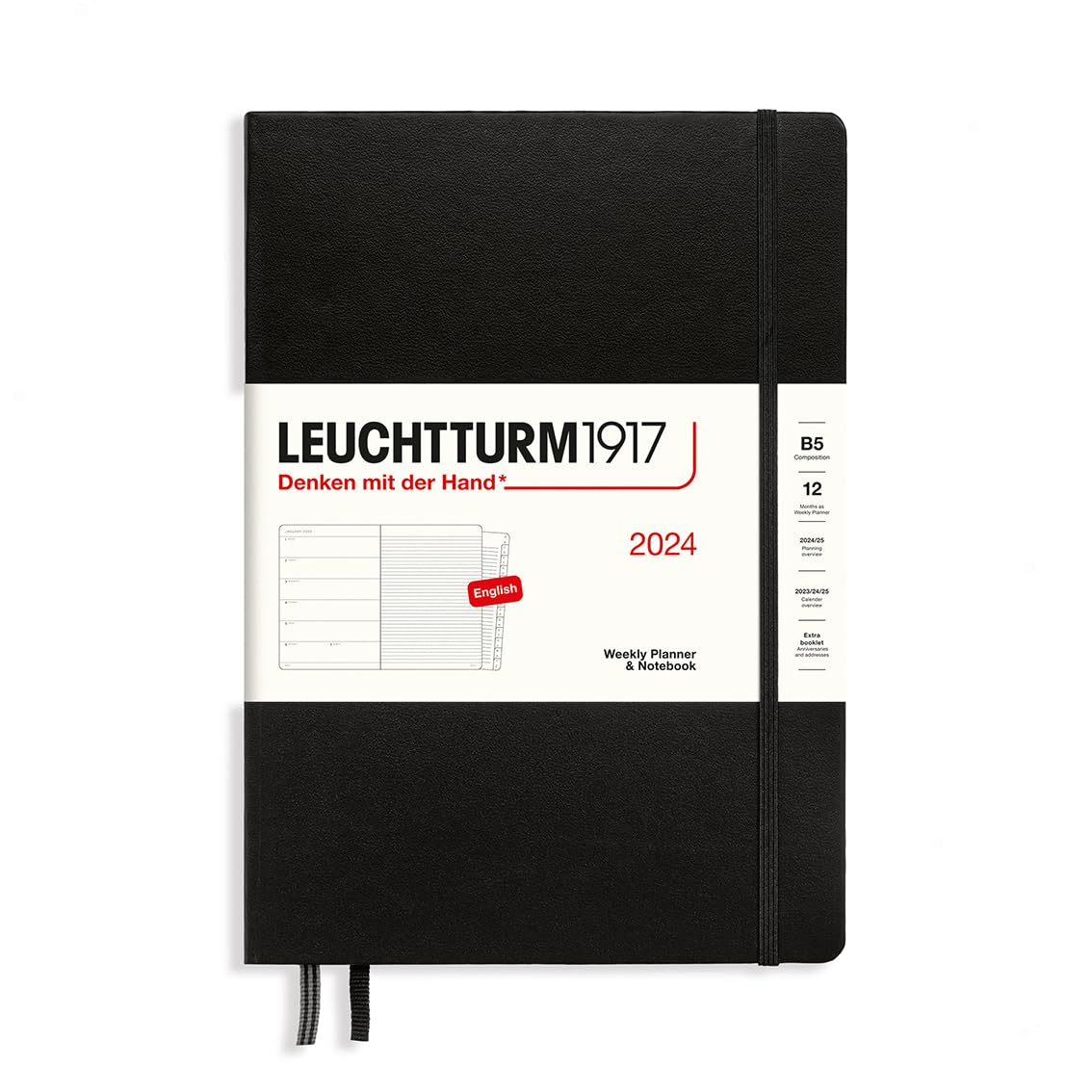 Snapklik.com : LEUCHTTURM1917 - Weekly Planner & Notebook 2024