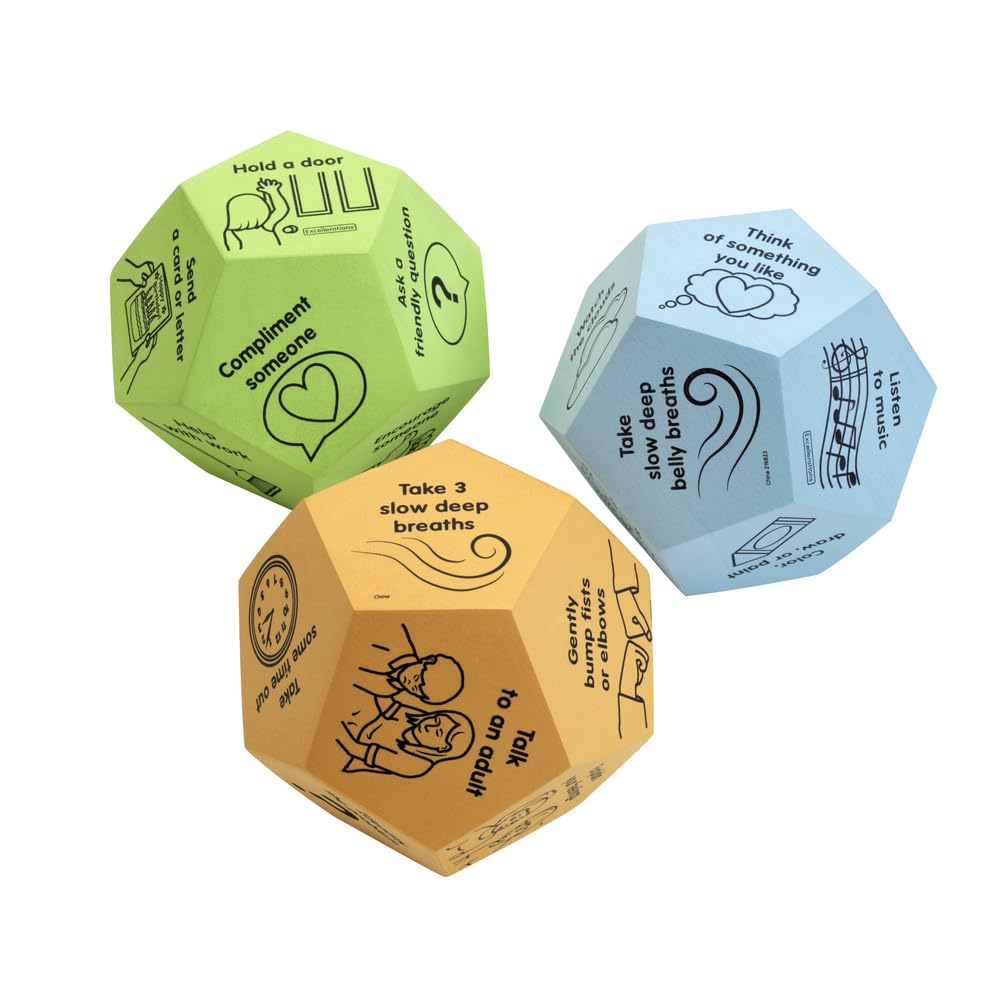 Amazon.com: Excellerations Emotions Dice: Complete Set : Toys & Games