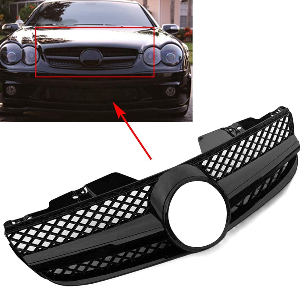 Buy Car Front Radiator Grille for Mercedes Benz R230 SL-Class SL500 ...