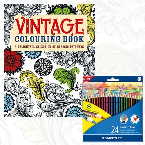 Vintage Colouring Book: A Delightful Selection of Classic Patterns With ...