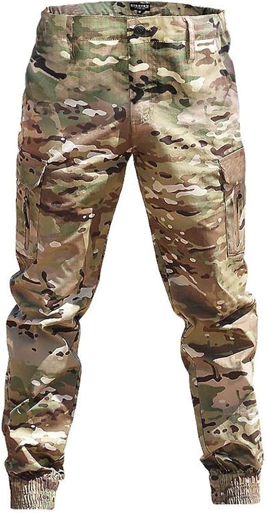Amazon.com: Zichhing Streetwear Camouflage Jogger Pants Tactical ...