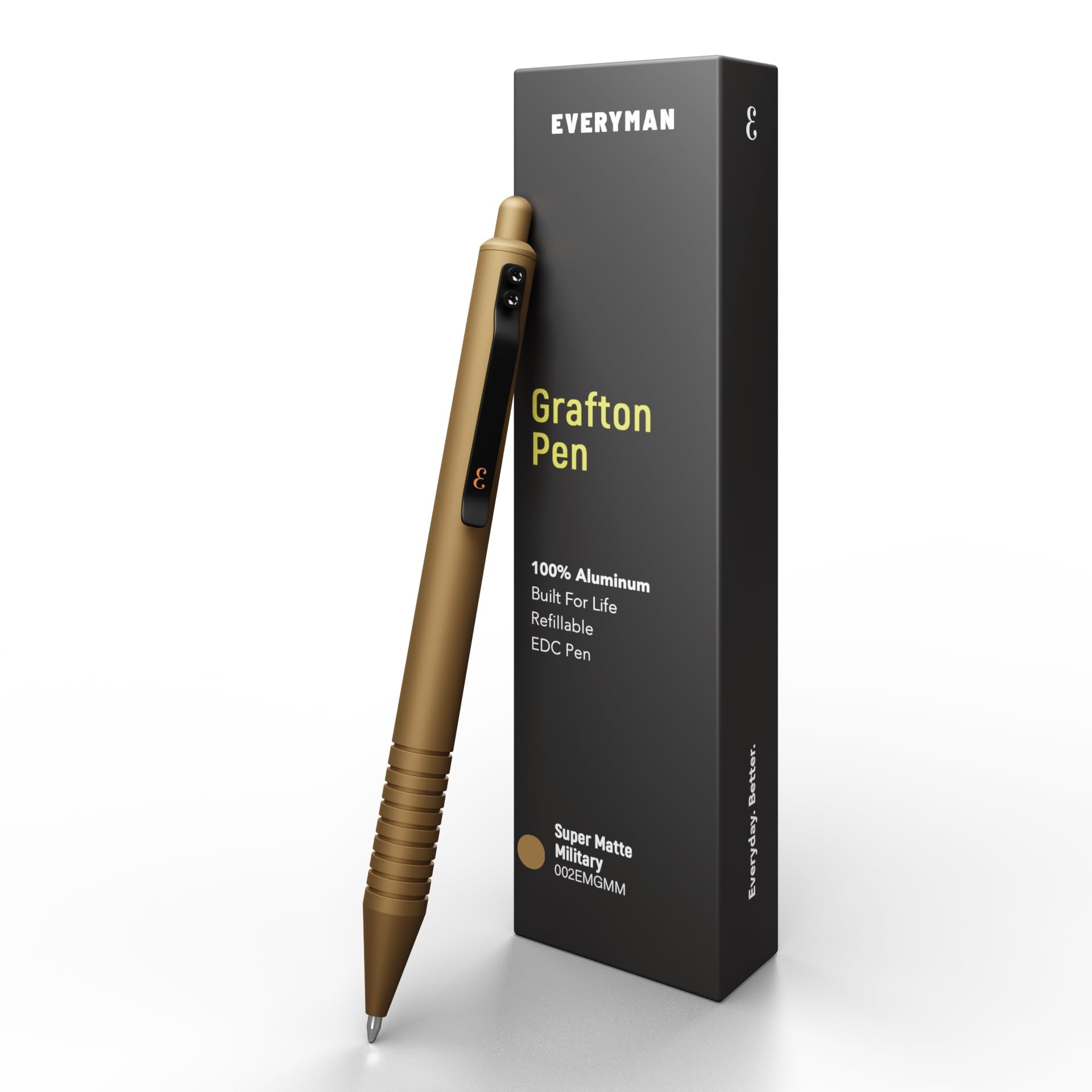 Amazon.com: Everyman Military Super Matte Grafton Pen, Pocket-Size ...
