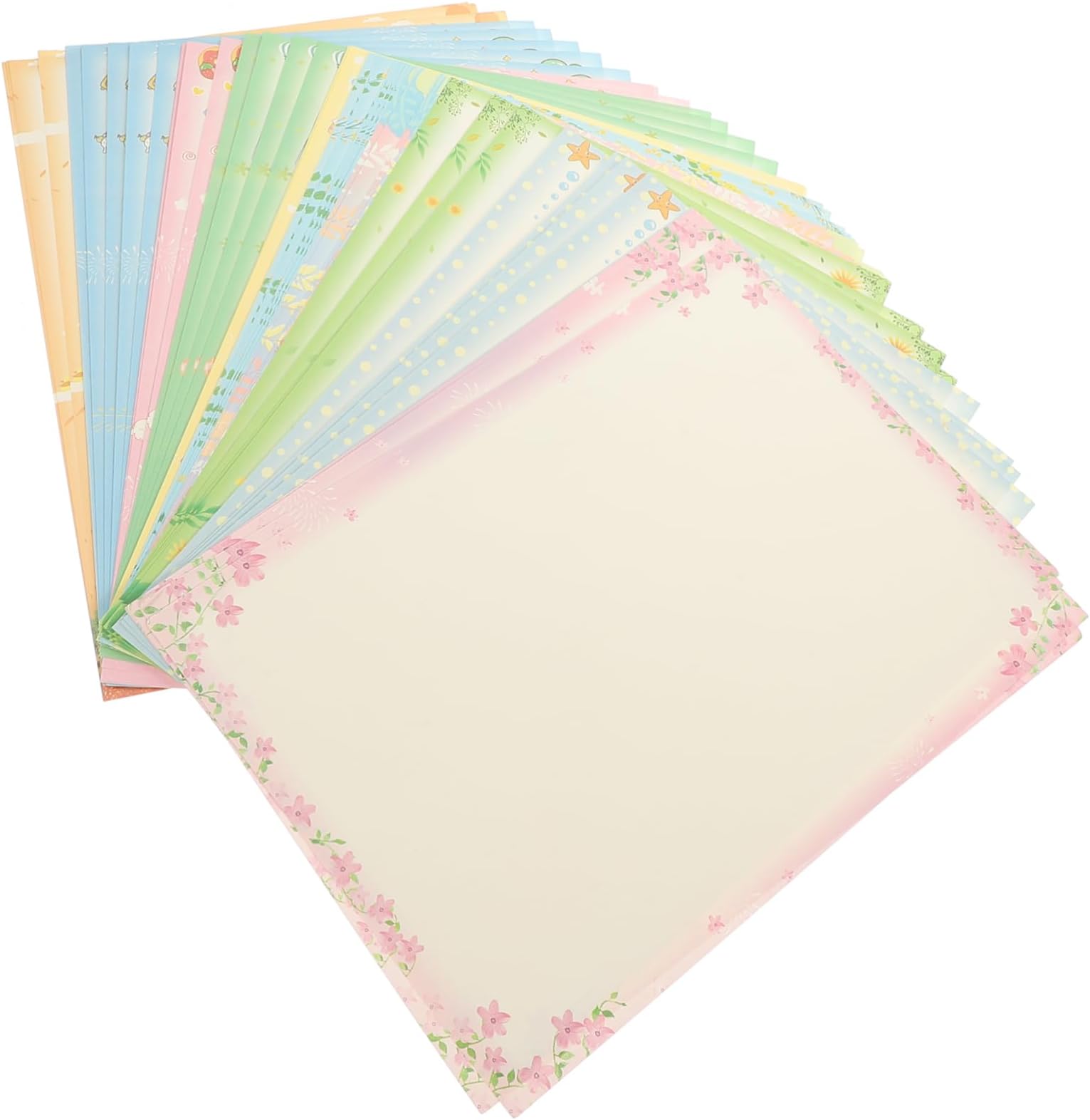 Amazon | 《rose frame》A4 50枚 OA用紙 メニュー用紙 コピー 印刷可 背景紙 包装紙 ブックカバー かわいい おしゃれ | 印刷用カラーペーパー | 文房具・オフィス用品