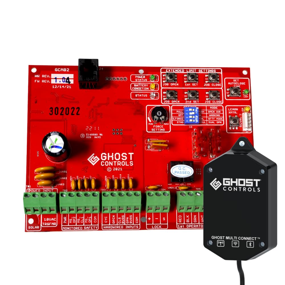 Amazon.com: Ghost Controls Single Smart Gate Upgrade Bundle for Wi-Fi ...