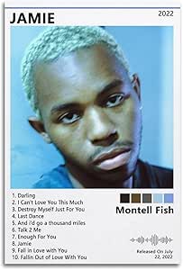Amazon.com: Montell Fish Poster JAMIE Album Cover Posters for Bedroom ...