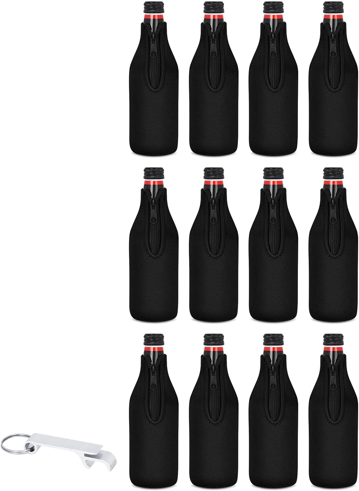 Amazon.com: sunkey Beer Bottle Insulator Sleeves 6 Pack Neoprene Beer ...
