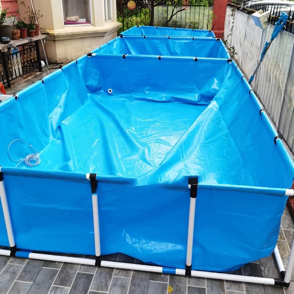 Amazon.com: Pool Above Ground PVC Canvas For Ponds With Bracket, Canvas ...