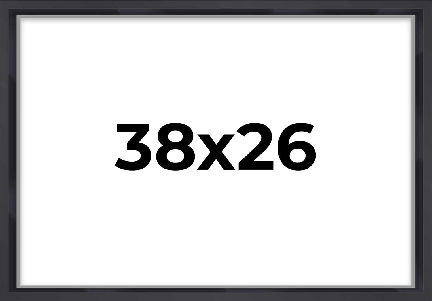 Amazon.com - 26x38 Shadow Box Frame Contemporary Black | 3/4" Depth of ...