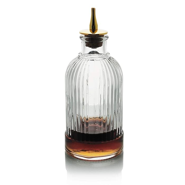 Buy Bitter Bottle for Cocktail - Glass Bitter Bottle, with Stainless ...