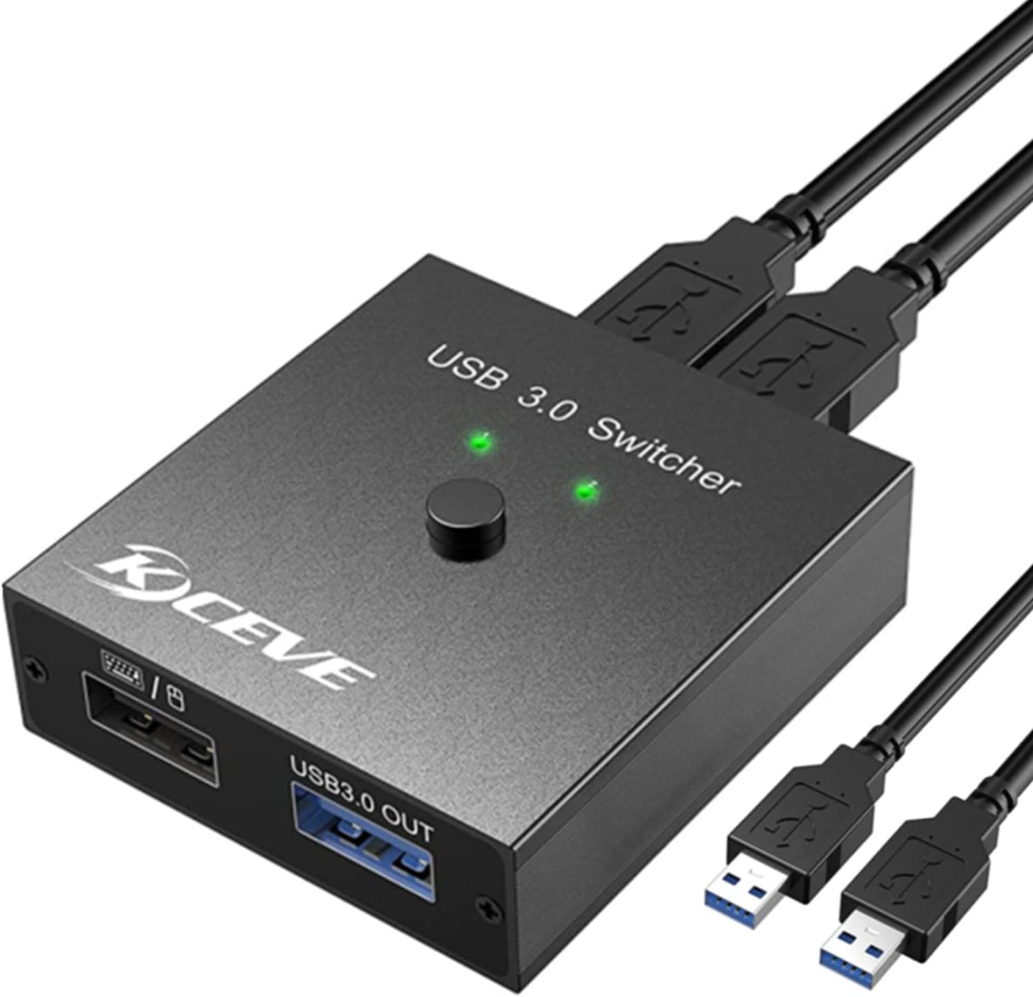 UGREEN USB Switch 2PC KVM USB Switch 2 In 4 Out für stabile ...