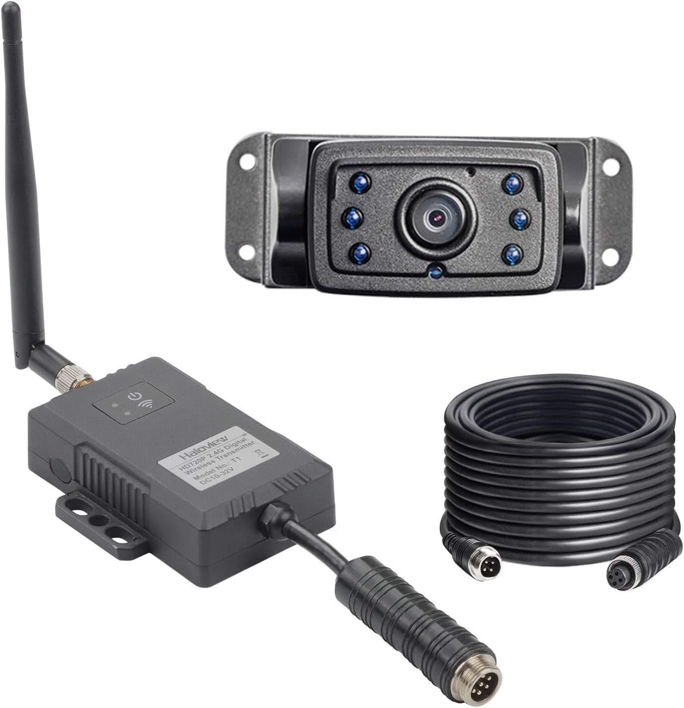 Amazon.com: Haloview CA614T Wireless Long Range Backup Camera for Truck ...