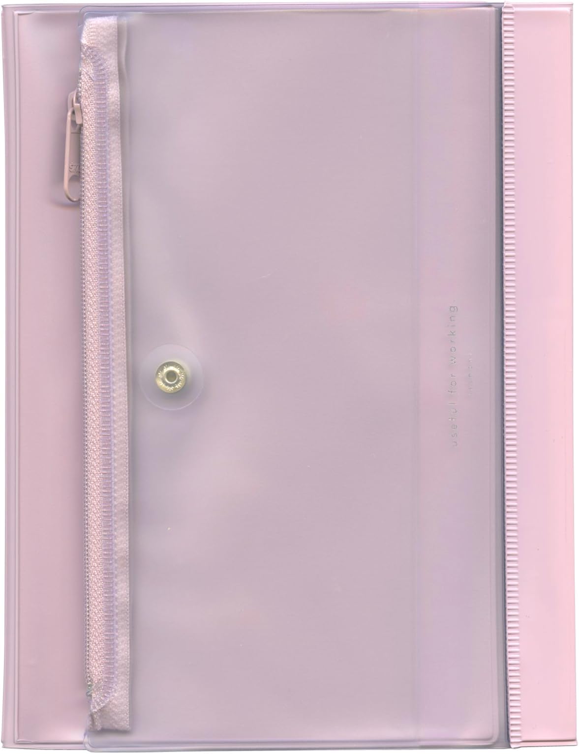 Amazon | isshoni. ペンケース付ノートカバー リサイクルPVC B6 【ピンク】 N1927 | ノートパッドホルダー・ノートカバー | 文房具・オフィス用品