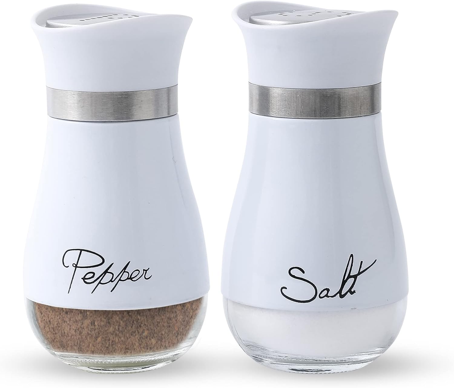 Amazon.com: Lonffery Salt and Pepper Shakers Set - Salt Containers for ...