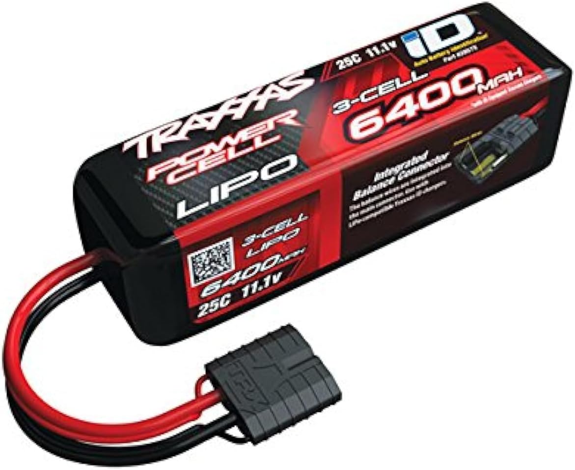 Amazon.com: Traxxas 2S, 7.4V, 7600mAh, 25C "Power Cell" Li-Poly Battery ...