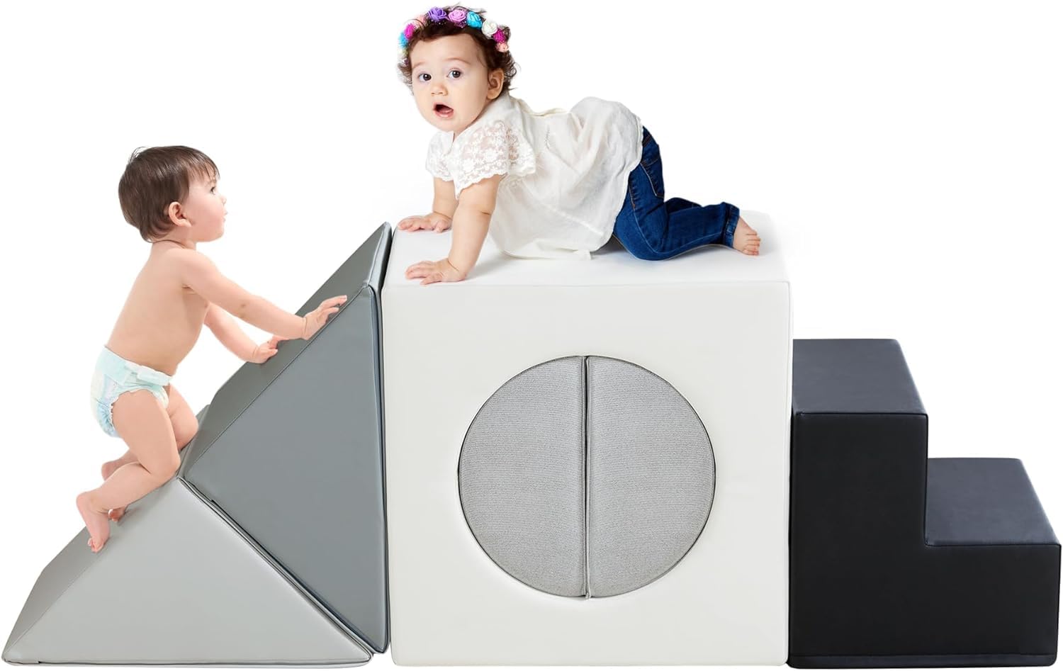 Amazon.com: Asweets Baby Foam Climbing Blocks for Toddlers 1-3 Soft ...