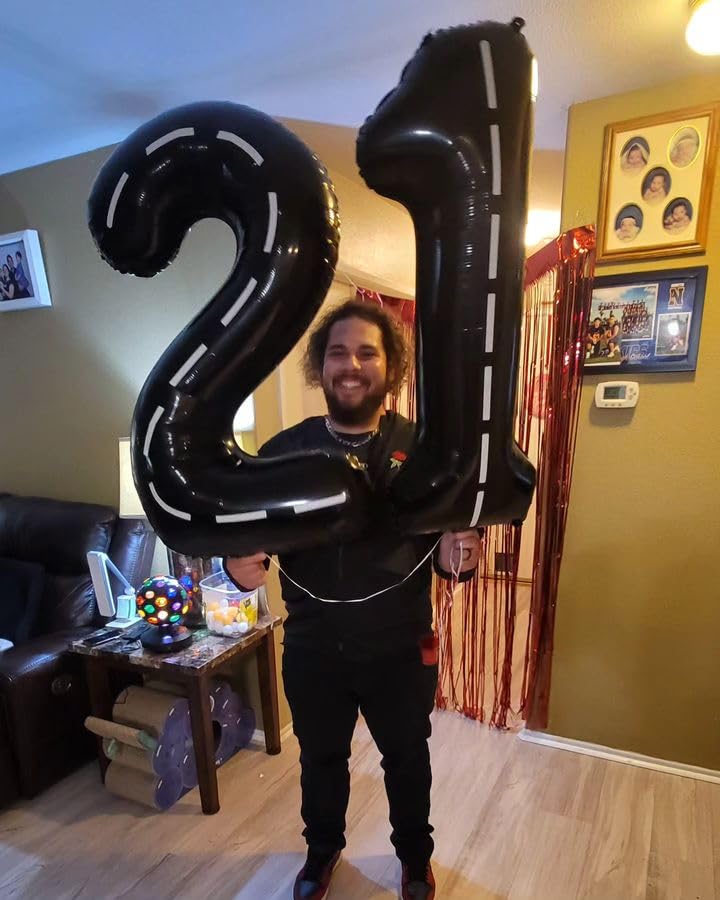 Snapklik.com : Race Car Number 11 Balloon 40 Inch, Black 11 Number ...