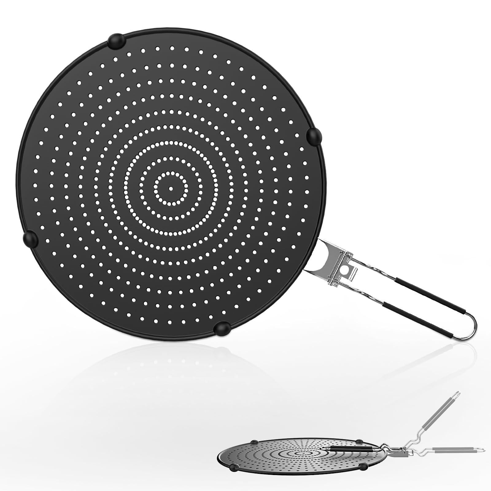 Amazon.com: XULRKOS 13’’ Silicone Splatter Screen for Frying Pan ...