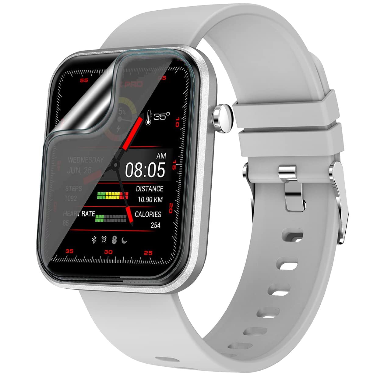 VK GUARD Flexible & Ultra Clear Screen Guard for Maxima Vibe Smart ...