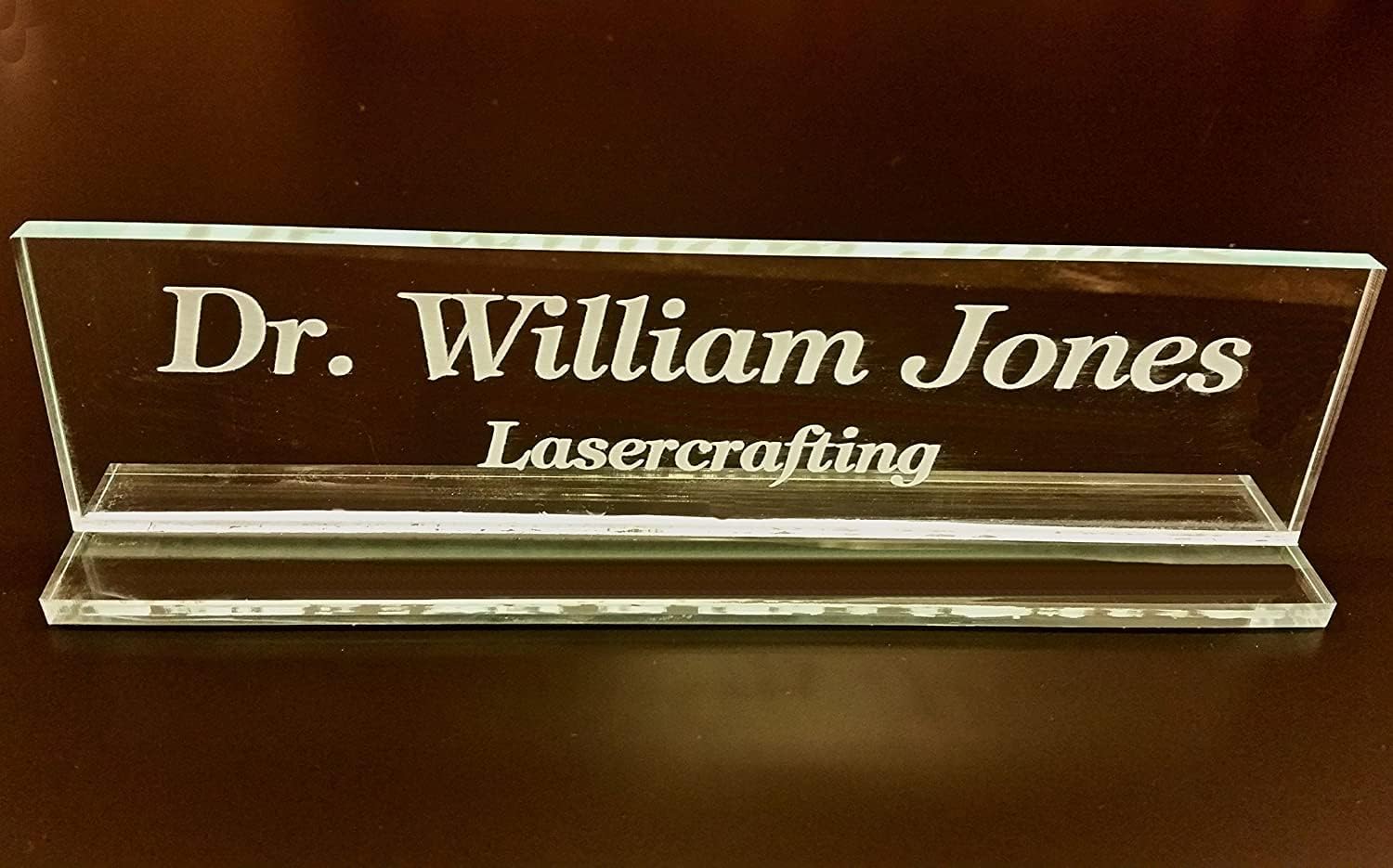 Glass Name Plate Ideas