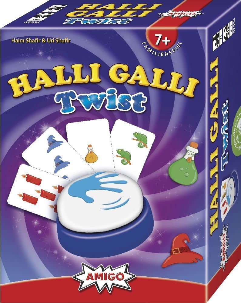 Amazon.com: AMIGO 02304 Halli Galli Twist Family Game Multi-Coloured ...
