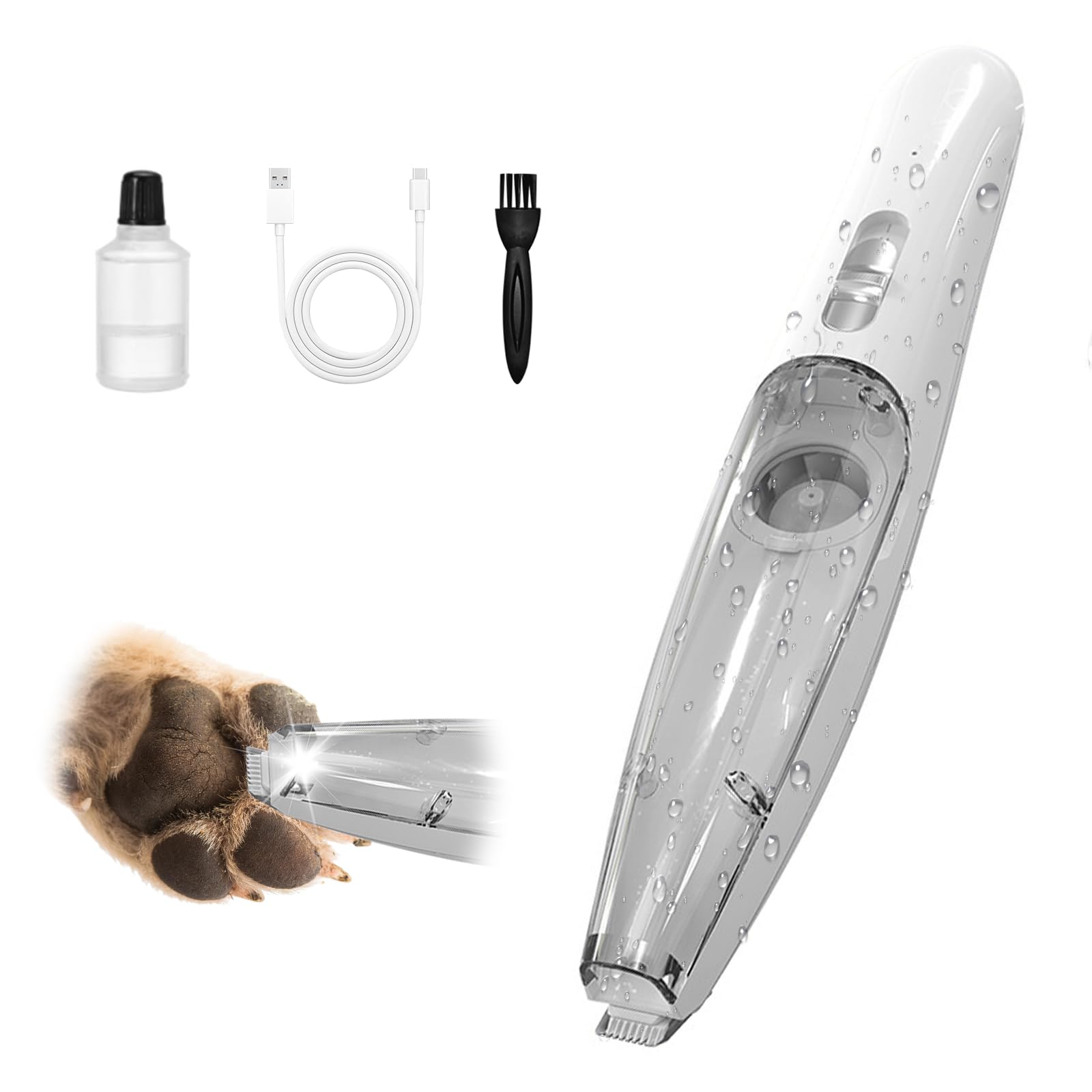 Amazon.com: SmartTail Dog Paw Clippers, Corldless Paw Trimmer for ...