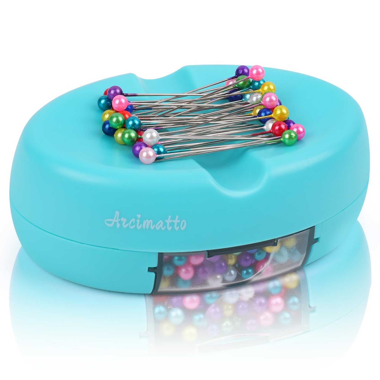 Amazon.com: Arcimatto Magnetic Pin Holder, Strong Magnet Pincushion ...