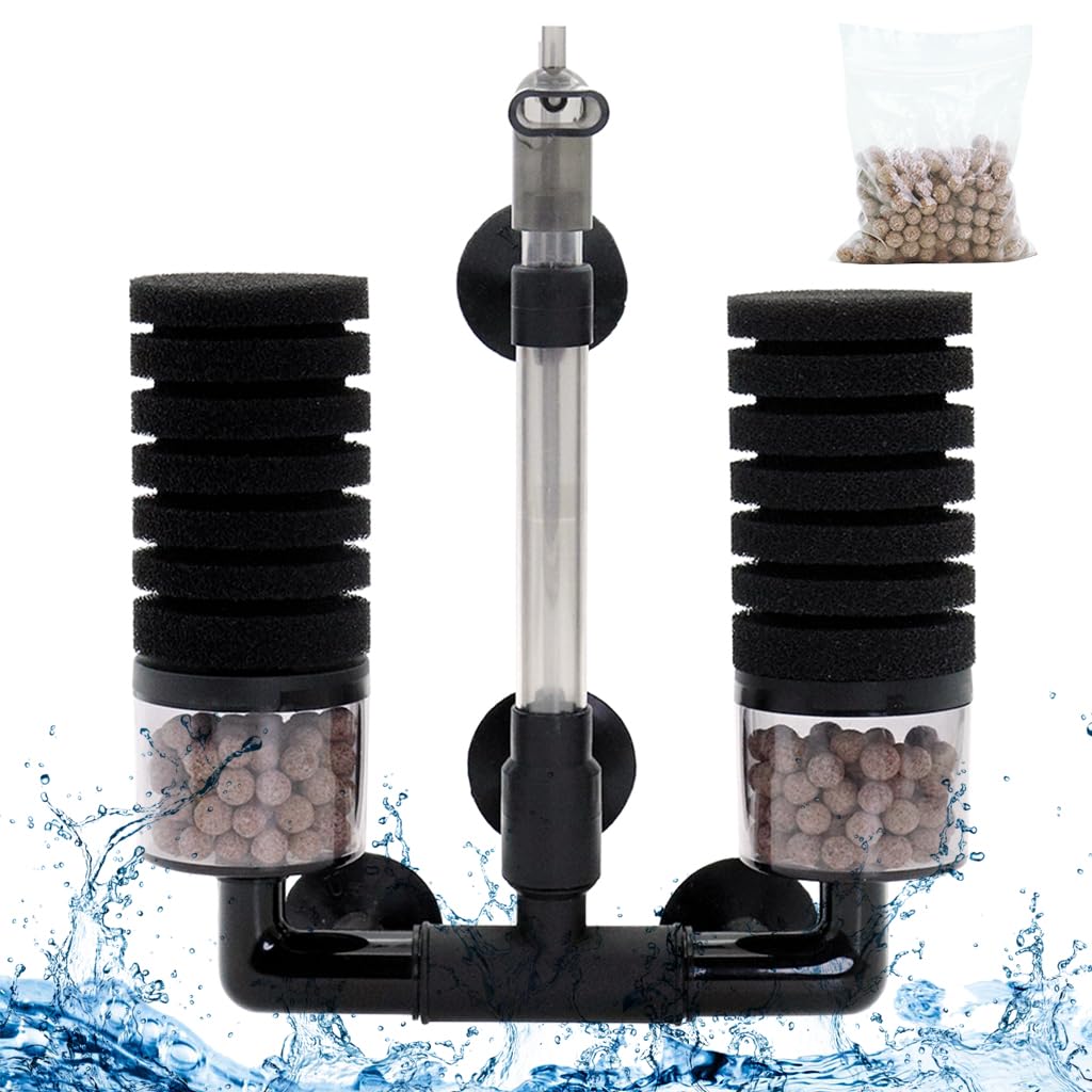 Qpets® Aquarium Water Filter Fish Tank Internal Filters with Suction ...