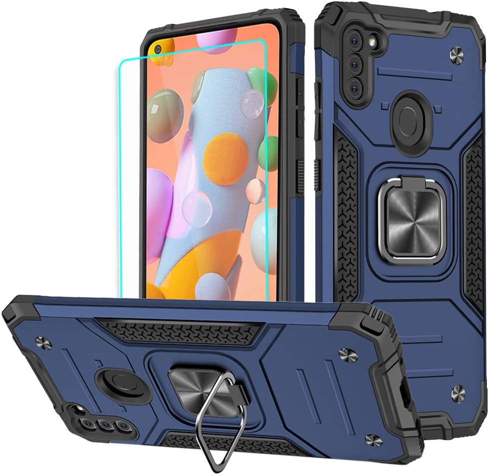 Amazon.com: Dionsibei for Samsung Galaxy A11 Case Military Grade Built ...