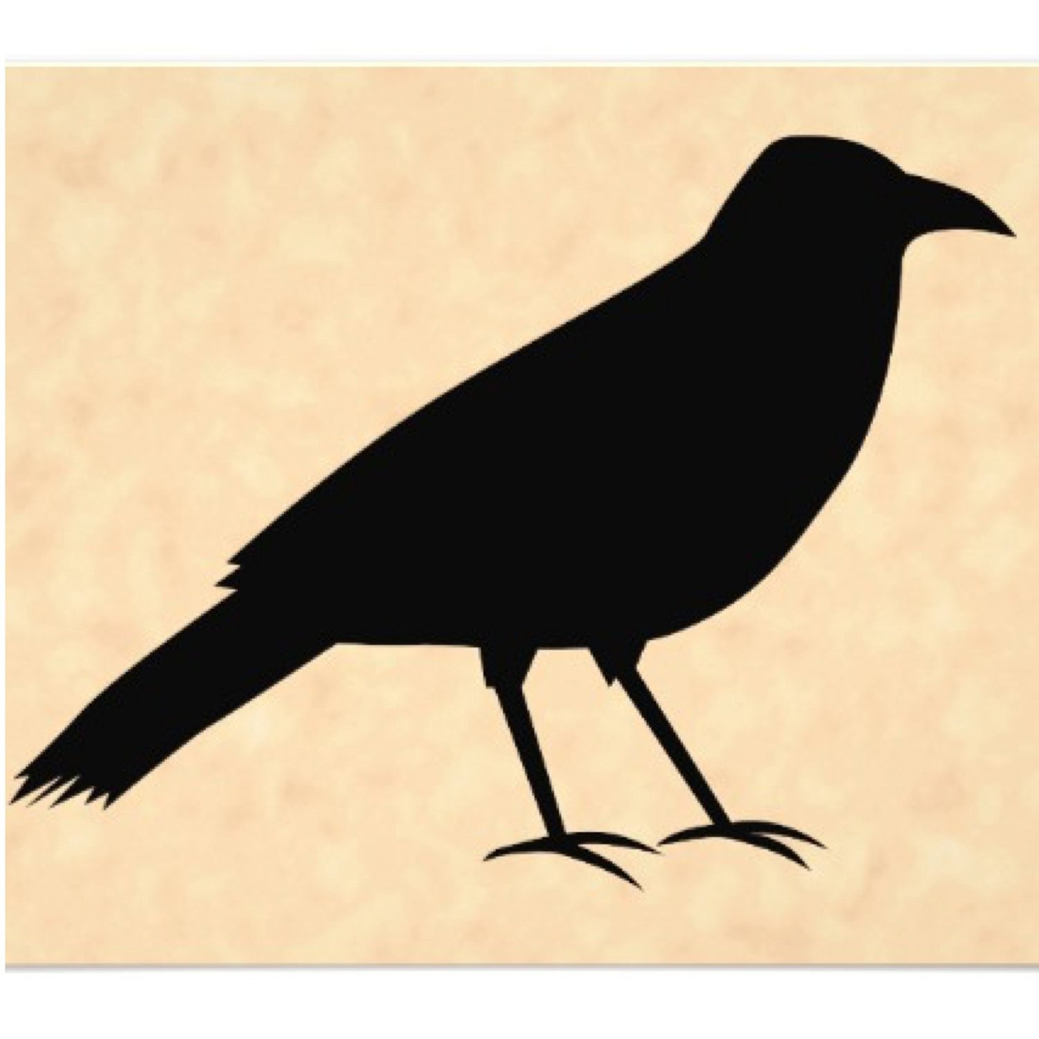 Primitive Crow Clipart