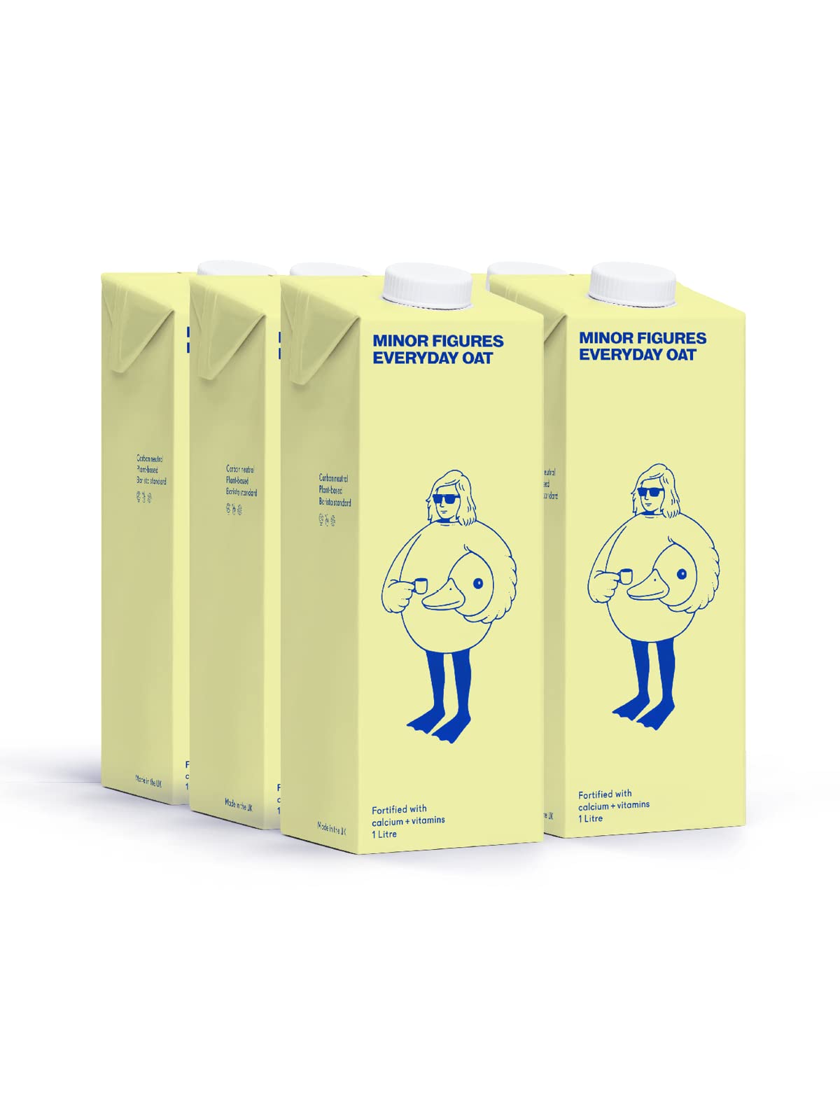 Minor Figures - Everyday Oat Milk with Calcium and Vitamins, 1 Litre x ...