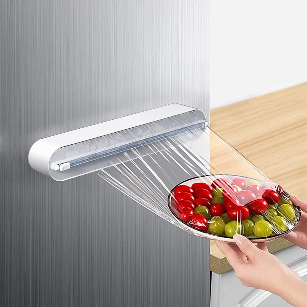 Amazon.com: Plastic Wrap Cutter, Food Freshness Dispenser Preservative ...