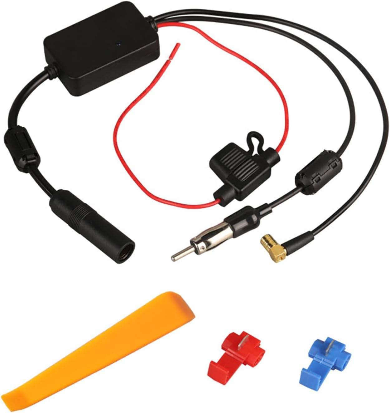 NewTH DAB Plus Antenne Verstärker Splitter Receiver SMB auf DIN FM ...