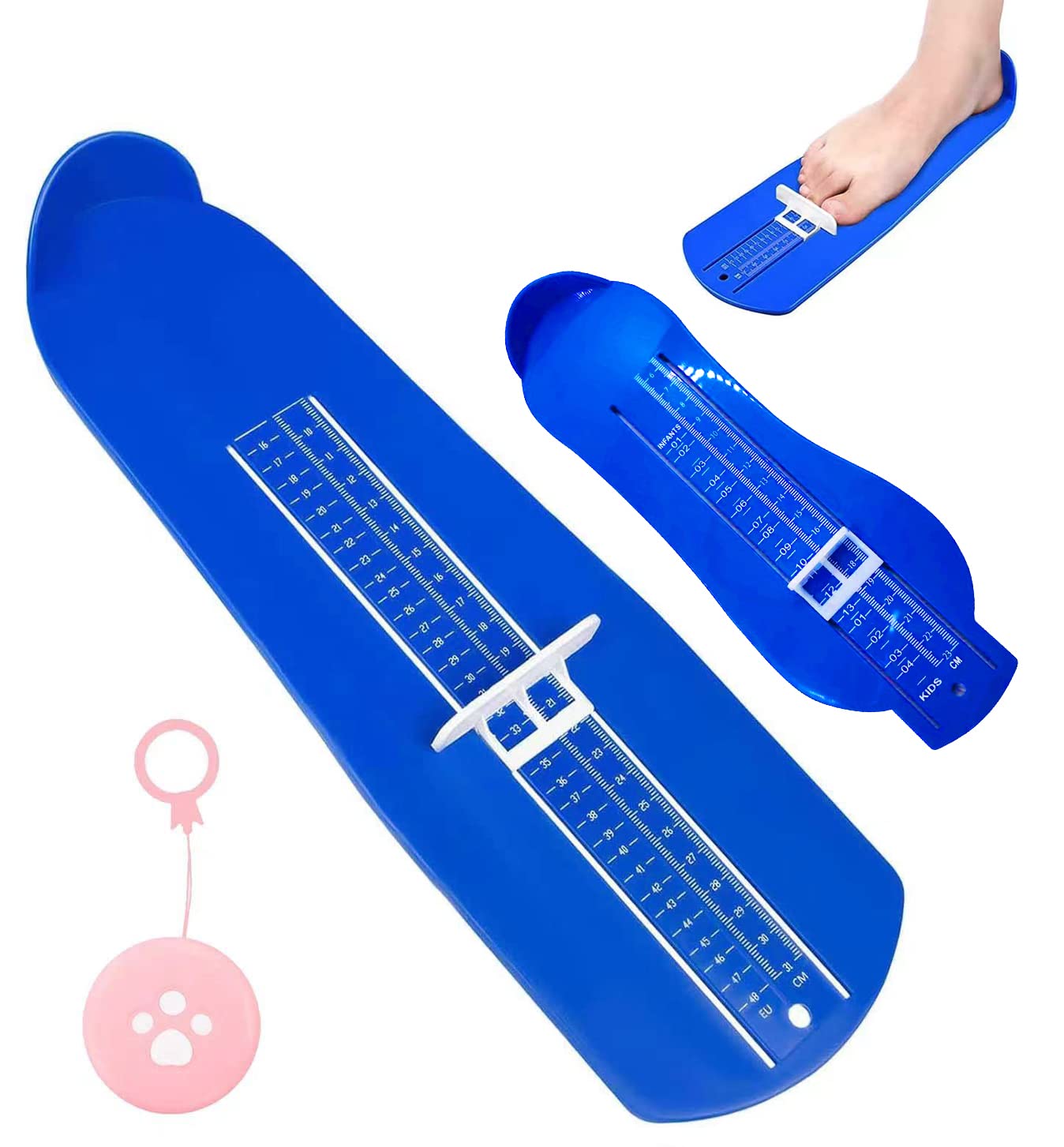 Monsky 2Pcs Shoe Size Measuring Devices Foot Measuring Device Feet ...