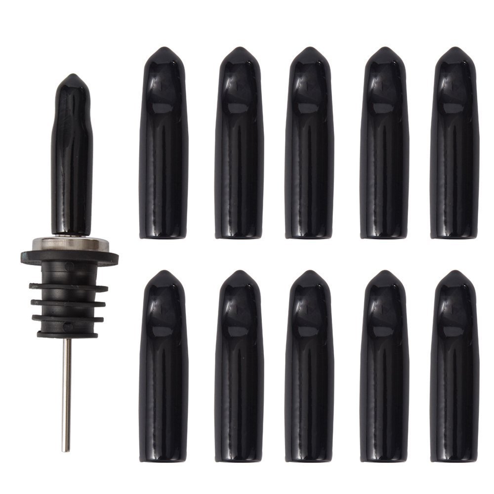 Amazon.com: New Designed Liquor Pour Spouts Covers- 10 Pcs Plastic ...
