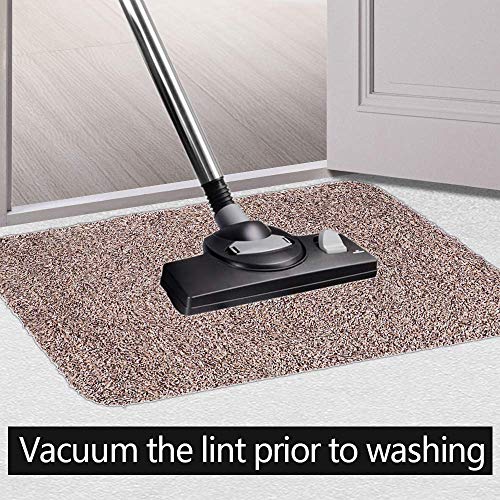 BEAU JARDIN Indoor Doormat Super Absorbent Mud Front Door Mat 28"x18 ...