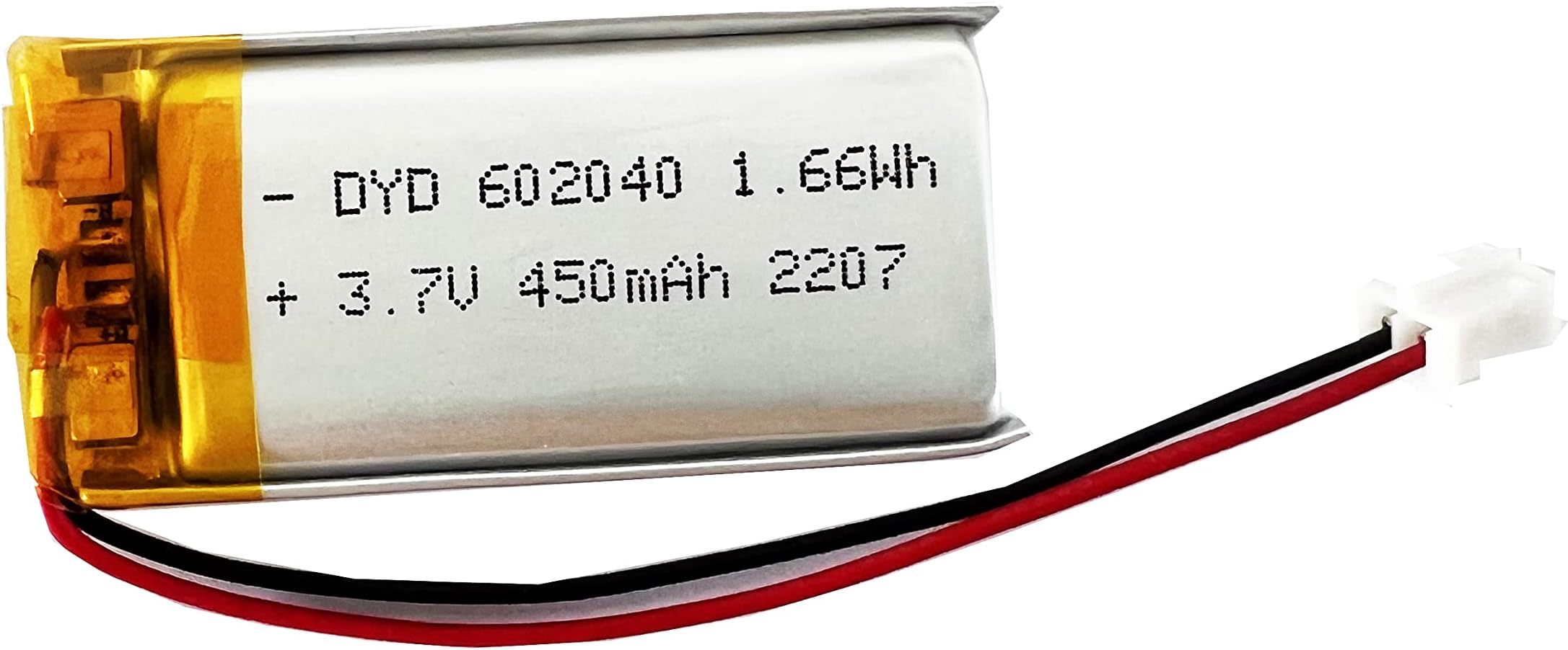 Amazon.com: FITHOOD 602030 3.7v Battery 300mAh Lithium Polymer ...