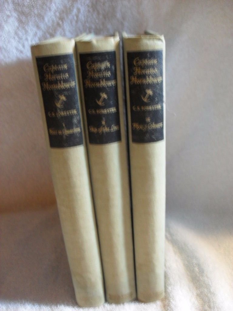 Captain Horatio Hornblower Rare 3 Book Set Vintage 1939 C.S. Forester ...