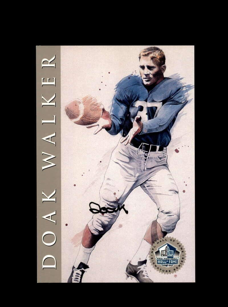 Amazon.com: Doak Walker Graded Gem Mint 10 1998 HOF Signature Series ...